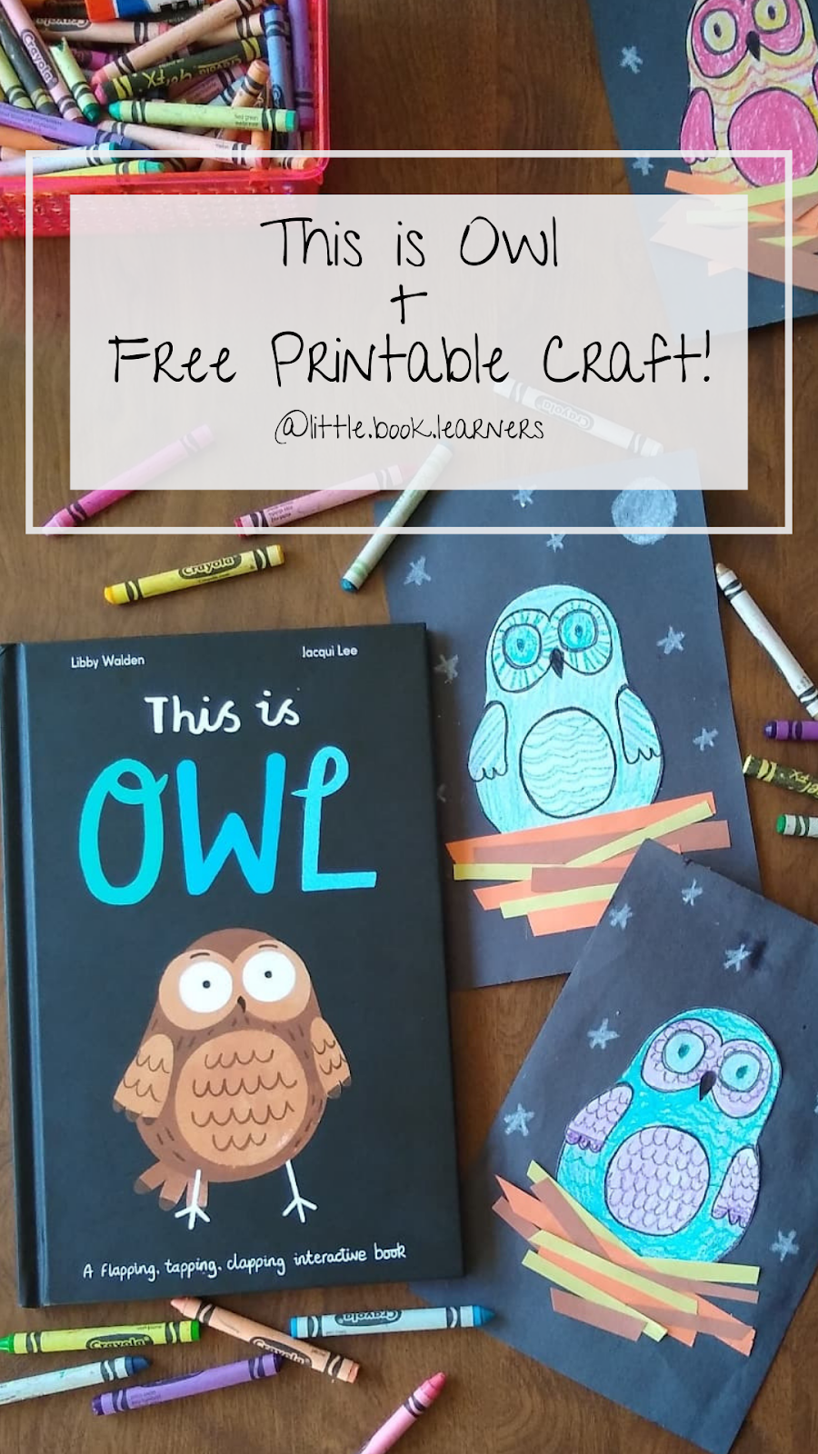 Little Book Learners: This is Owl & Free Printable Craft