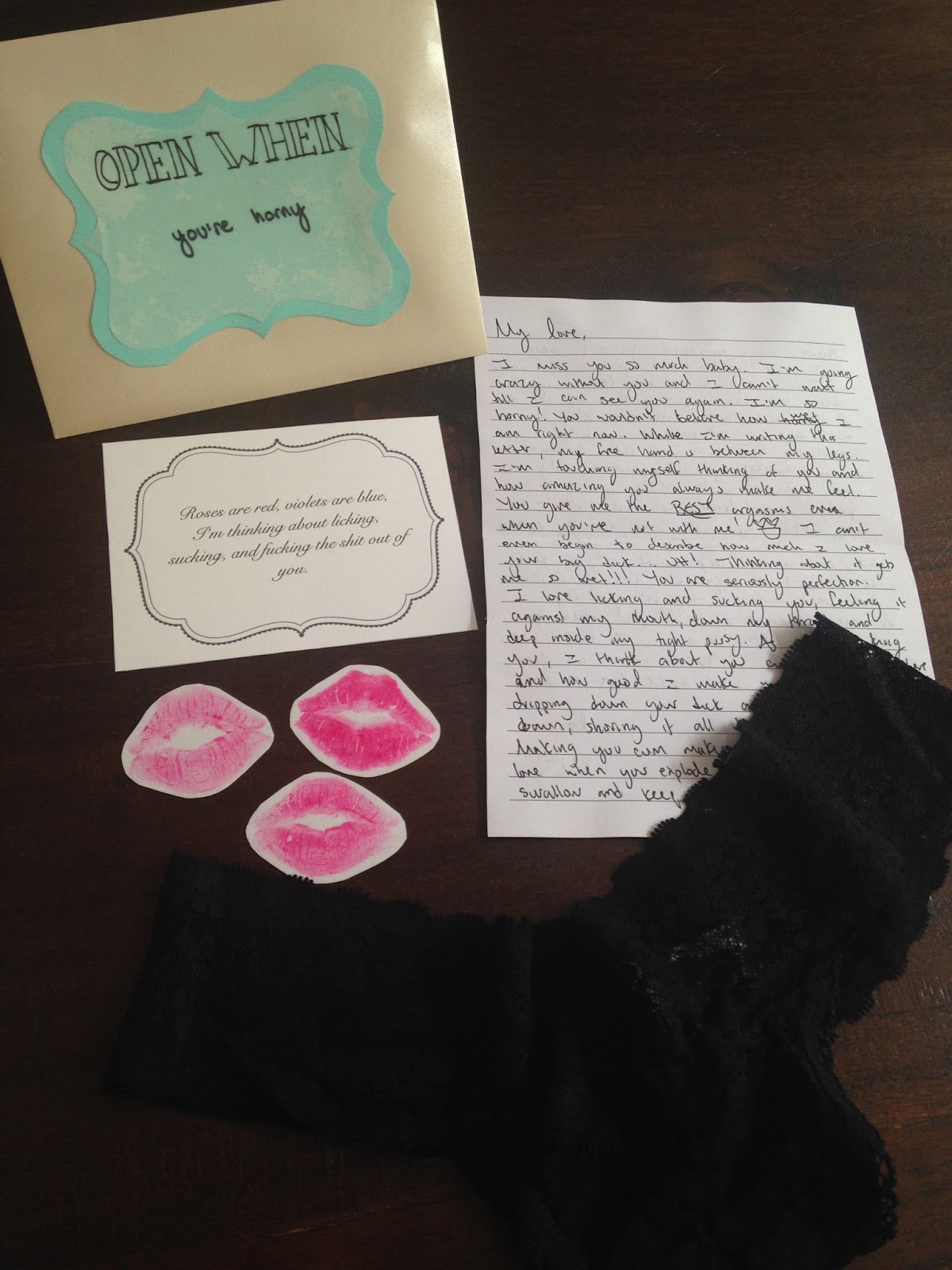 50 Shades of Sweet: Open When Letters