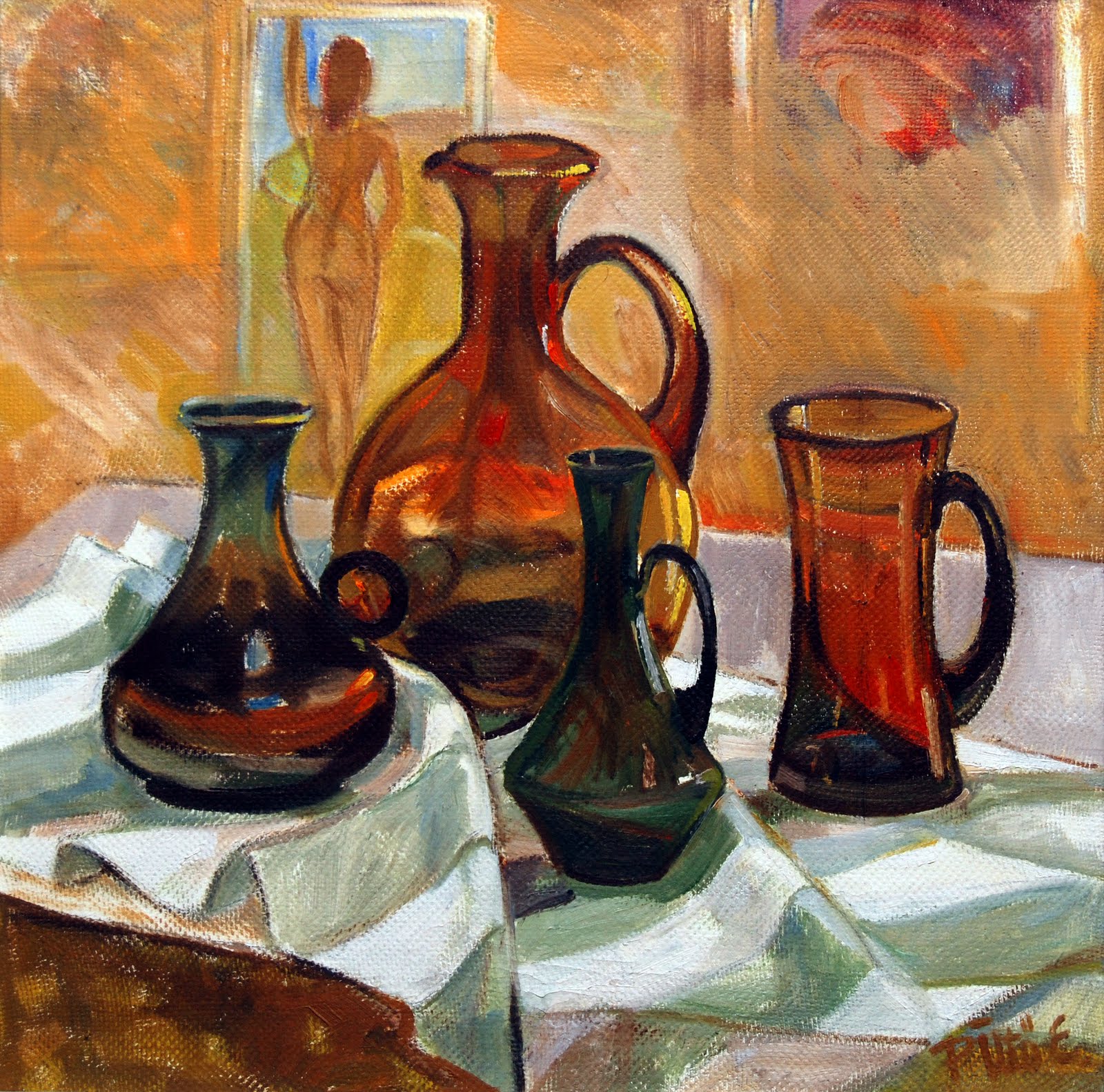 Elisabeth Art Gallery: Ulcioare din sticla / Uvegkancsos csendelet ...