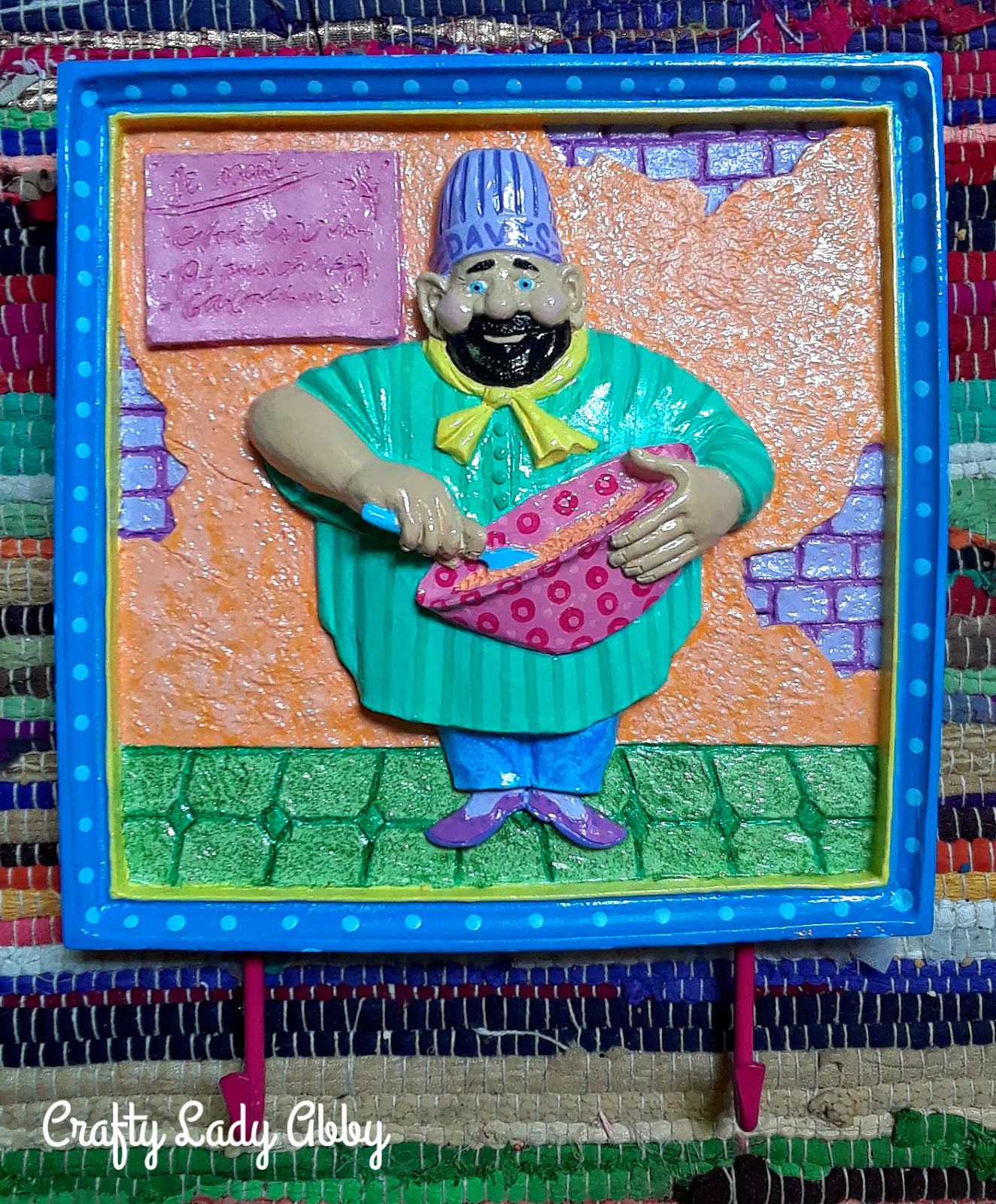 HOME DIY: Colorful Chubby Chef Wall Art
