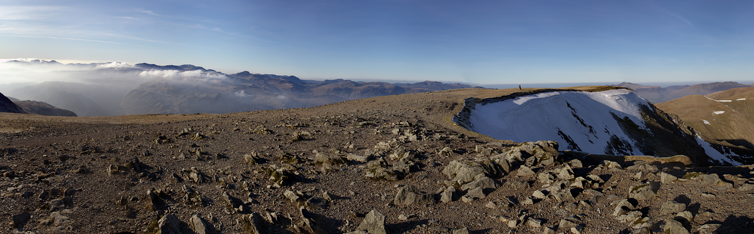 phils photographic adventures: Helvellyn 16/1/12 Cloud inversion