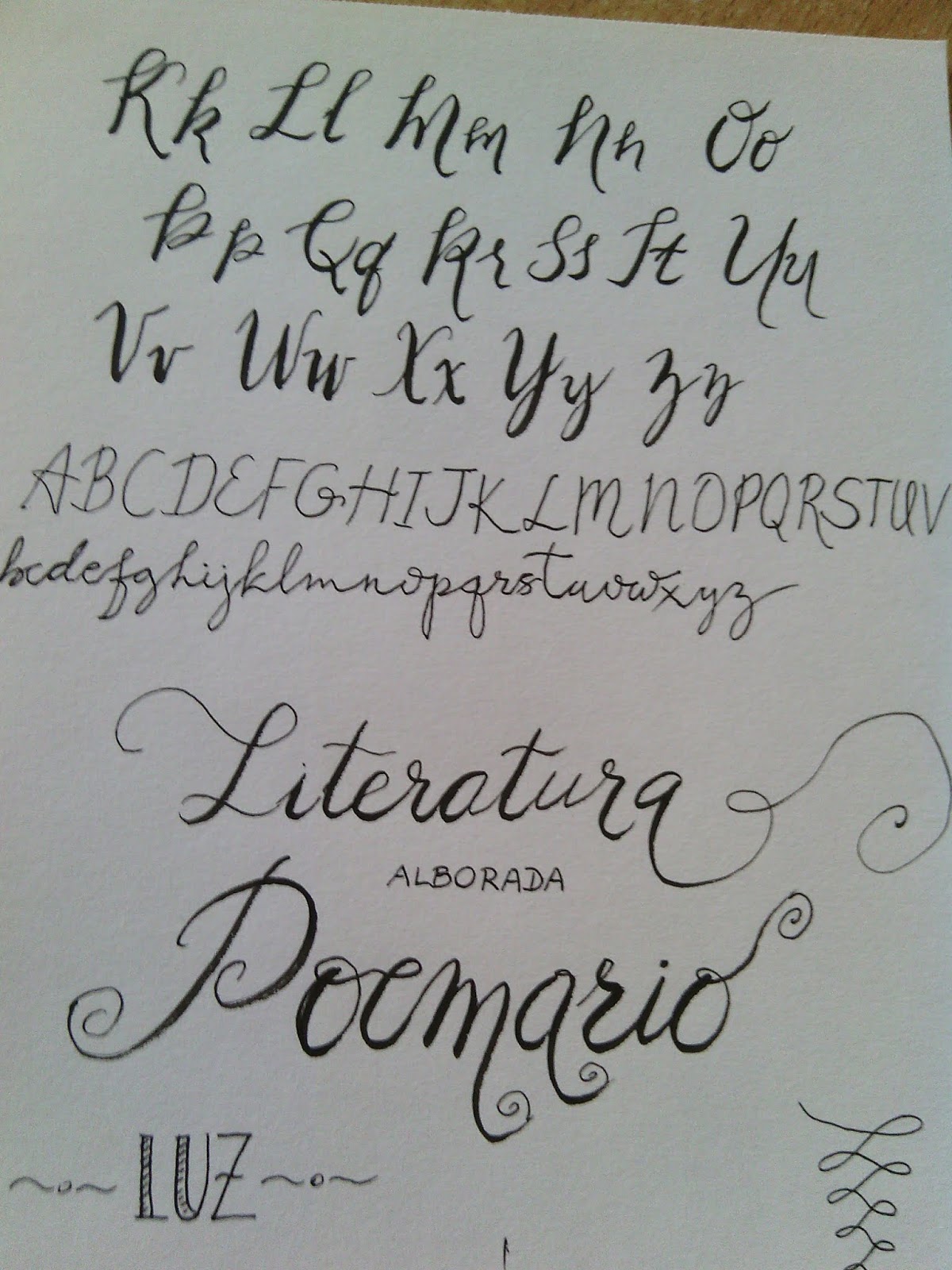 VALLE CAMACHO: CALIGRAFÍA POP & LETTERING en la Universidad Popular de ...