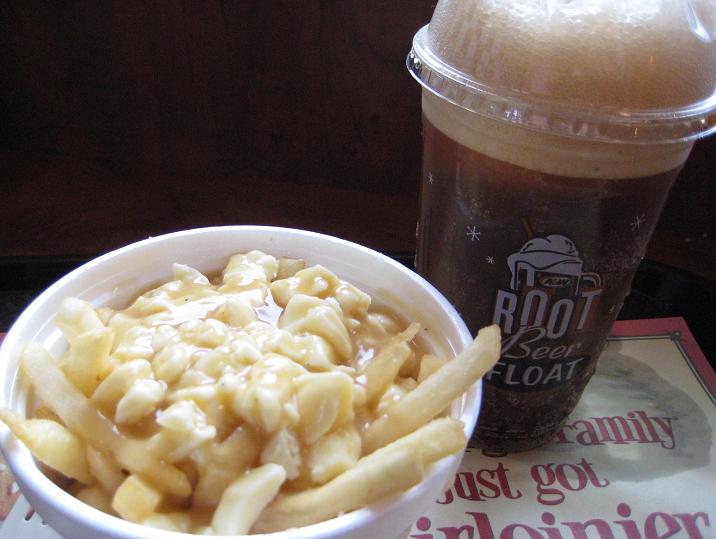 FOOD BLOG: Food Pics Of The Day: A&W Poutine and Root Beer Float