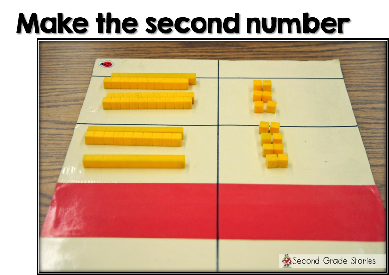 Addition With Regrouping - Transition Boards, Part 1 - Second Grade Stories