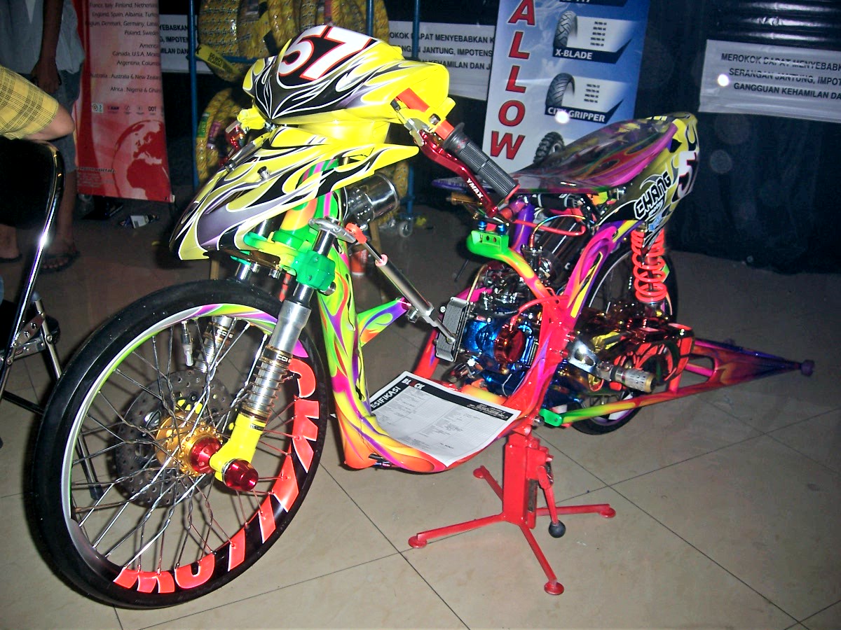 modifikasi motor: modifikasi motor suzuki yamaha honda kawasaki full ...