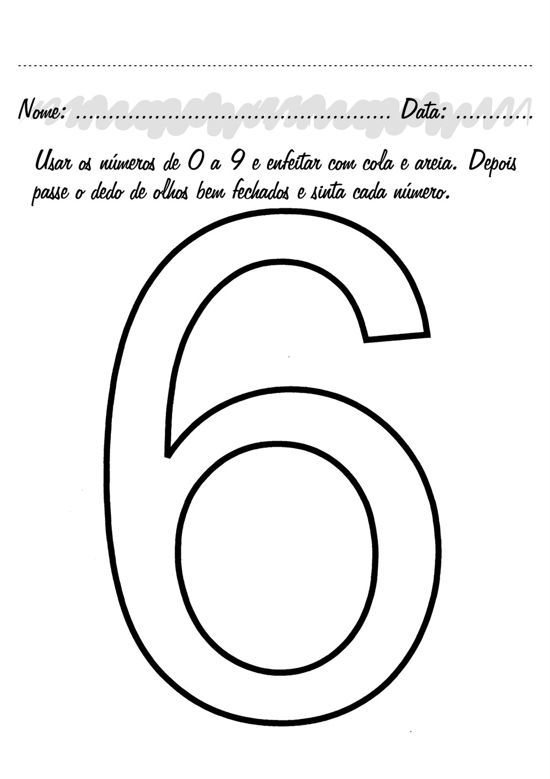 Profª Marcela - atividades: Atividades NUMERO 6