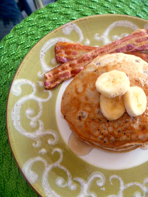 Slice of Southern: Banana Walnut Pancakes