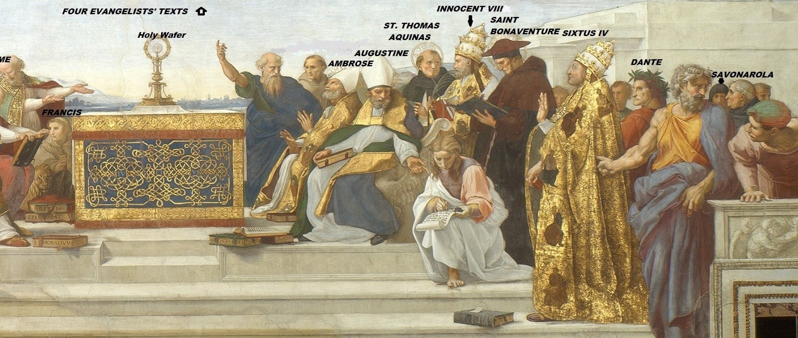 e-arthistory: THE MISSING POPE in RAPHAEL'S DISPUTA