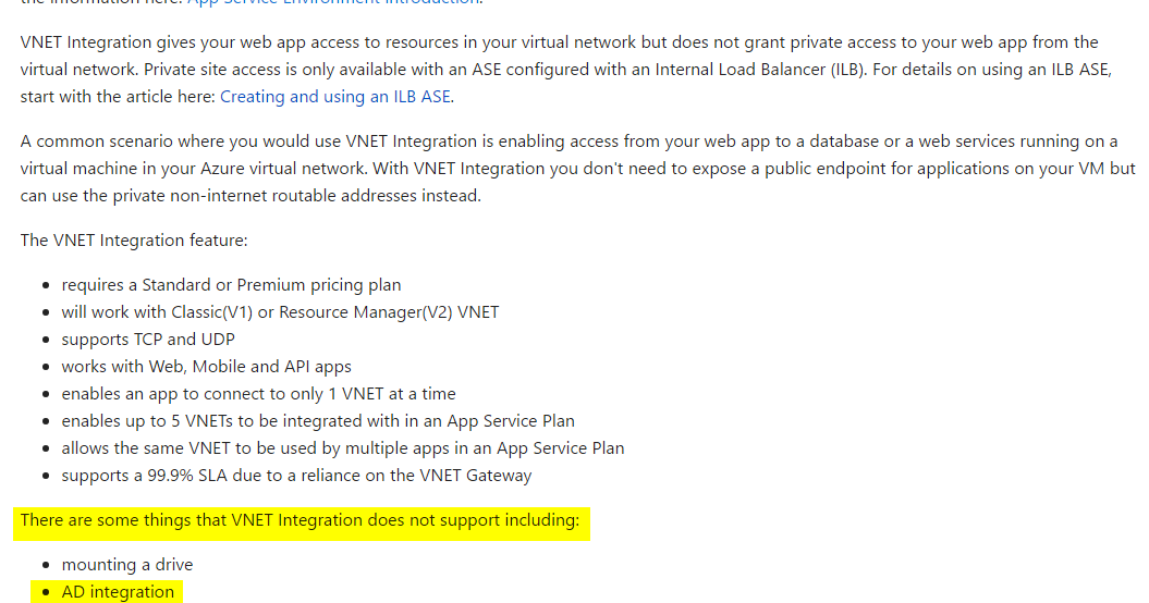 Azure App Service Environments Ases And Ad Integration 