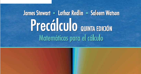 Libros Técnicos: Precálculo. Matemáticas para el Cálculo - Stewart ...