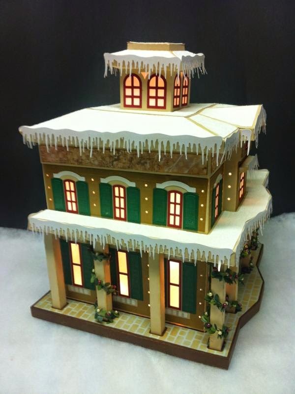 Carmen'S kleine Welt: Mistletoe Manor als Weihnachtshaus