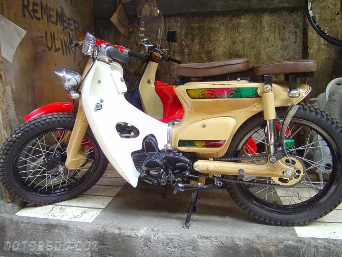 Modifikasi Motor Honda 70 Klasik Elegan