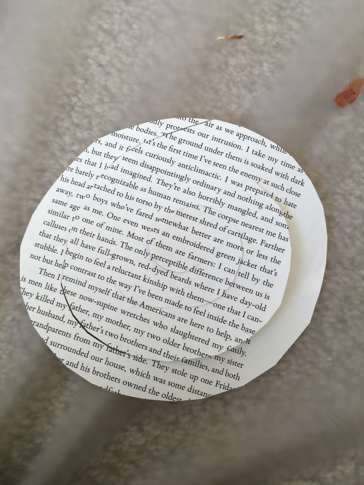 DIY: Wooden Initial Plaque with Paper Roses - Perfectly Ambitious