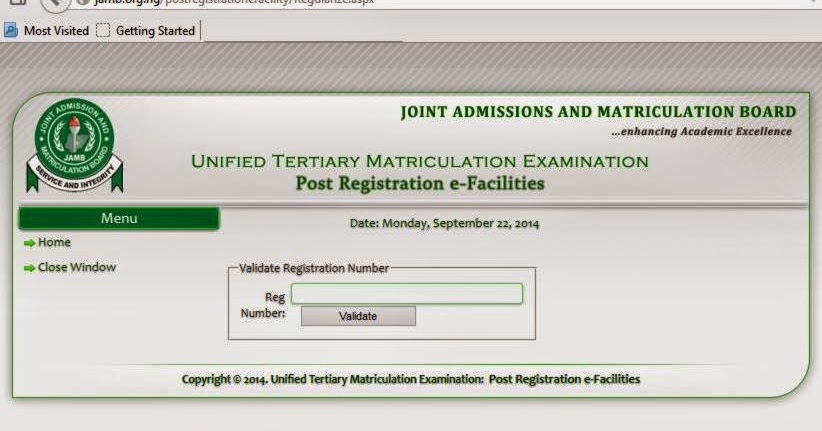 PROCEDURE/STEP ON HOW TO REGULARIZE YOUR JAMB REGISTRATION NUMBER FREE ...
