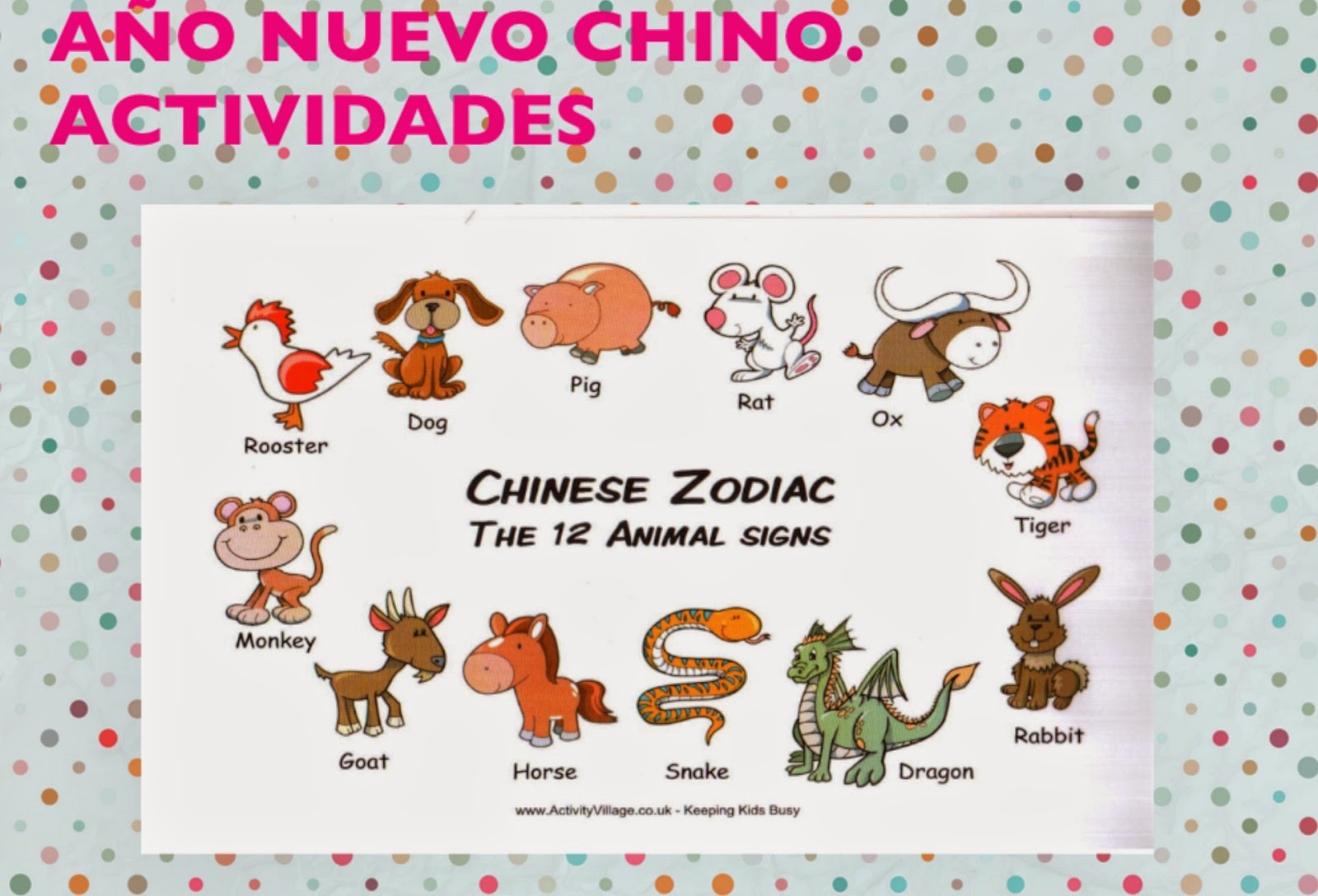 Y LLEGÓ LA MÚSICA: ACTIVIDADES MUSICALES DE REPASO DEL AÑO NUEVO CHINO