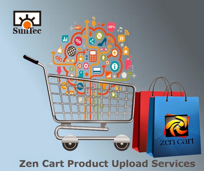 Zen Cart product upload services