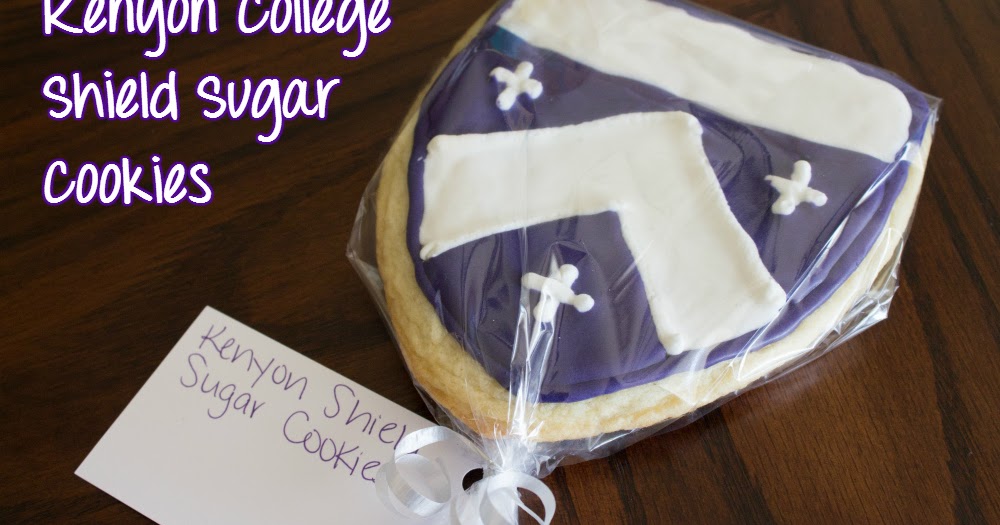 Iced Sugar Cookies (Kenyon College Shield Sugar Cookies) - Mimi's Sweets