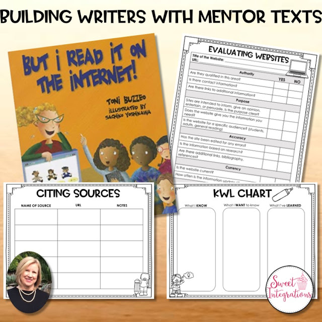 Building Expository Writers With Mentor Texts | Sweet Integrations
