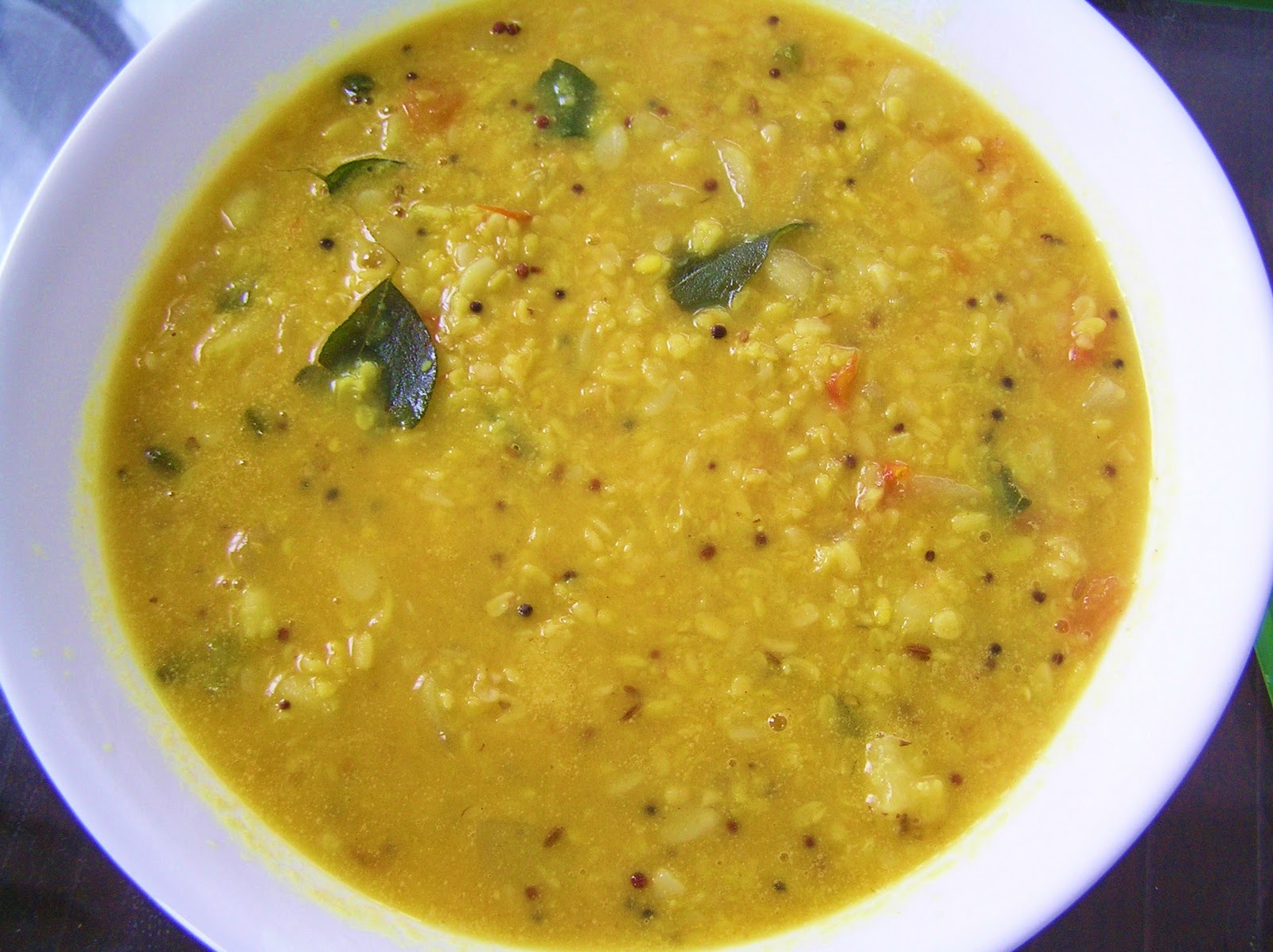 The Melting Pot: Mung Dal with Green Papaya