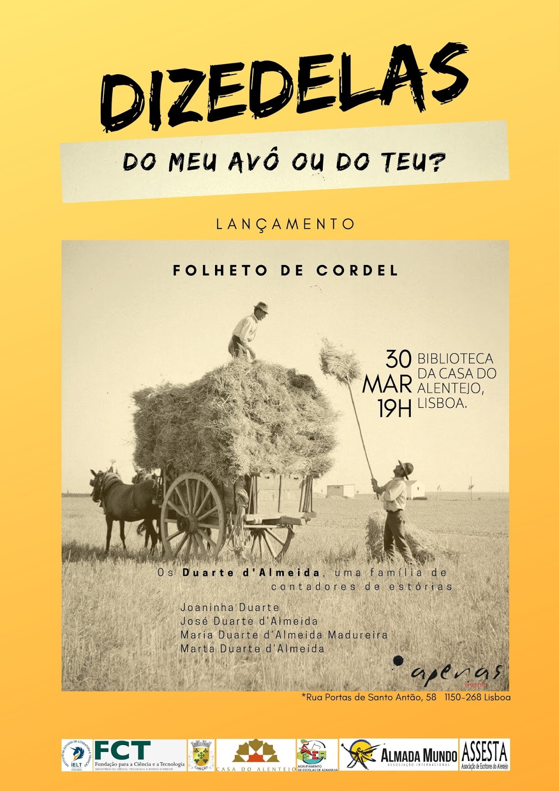 Notícias de Castelo de Vide: Livro de cordel "Dizedelas do meu avô ou ...