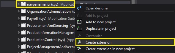How to create new NavPaneMenu in D365 - D365 F&O Solutions