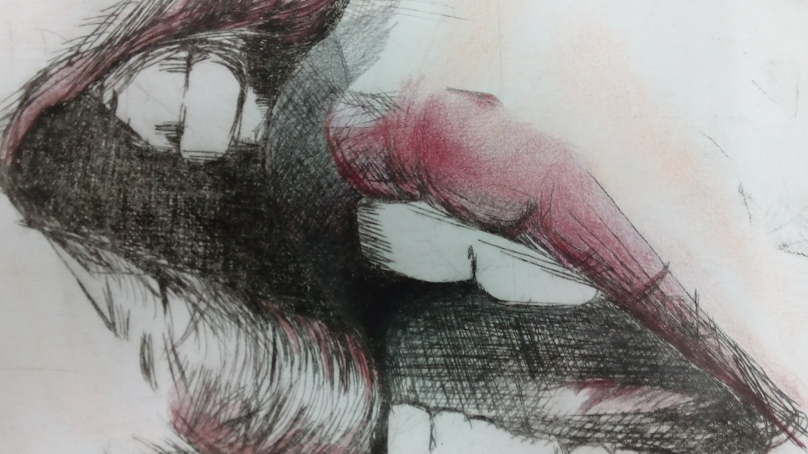 1, 2, 3 ... GRABANDO: Punta seca, una técnica directa de incisión.