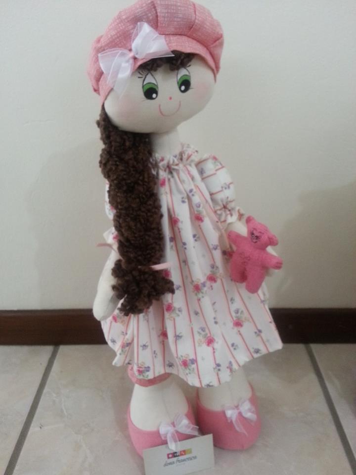 Dona Francesca Ateliê: Bonecos e Bonecas que ficam em pé!