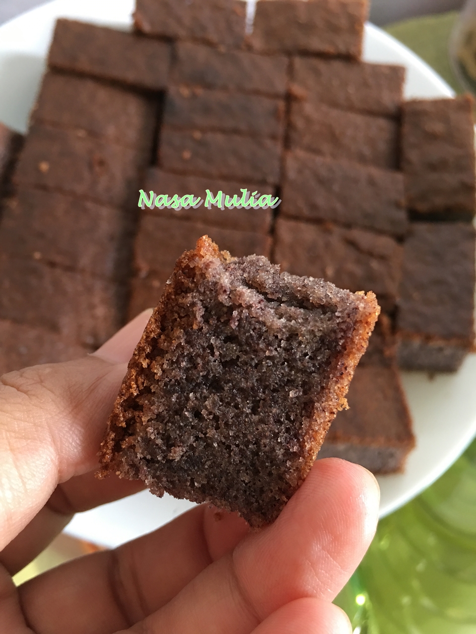 warna warni hidupku..............: Kek Ketan Hitam @ Kek Pulut Hitam.