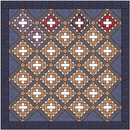 Civil War Quilts: Civil War Reproduction Album Quilt Pattern