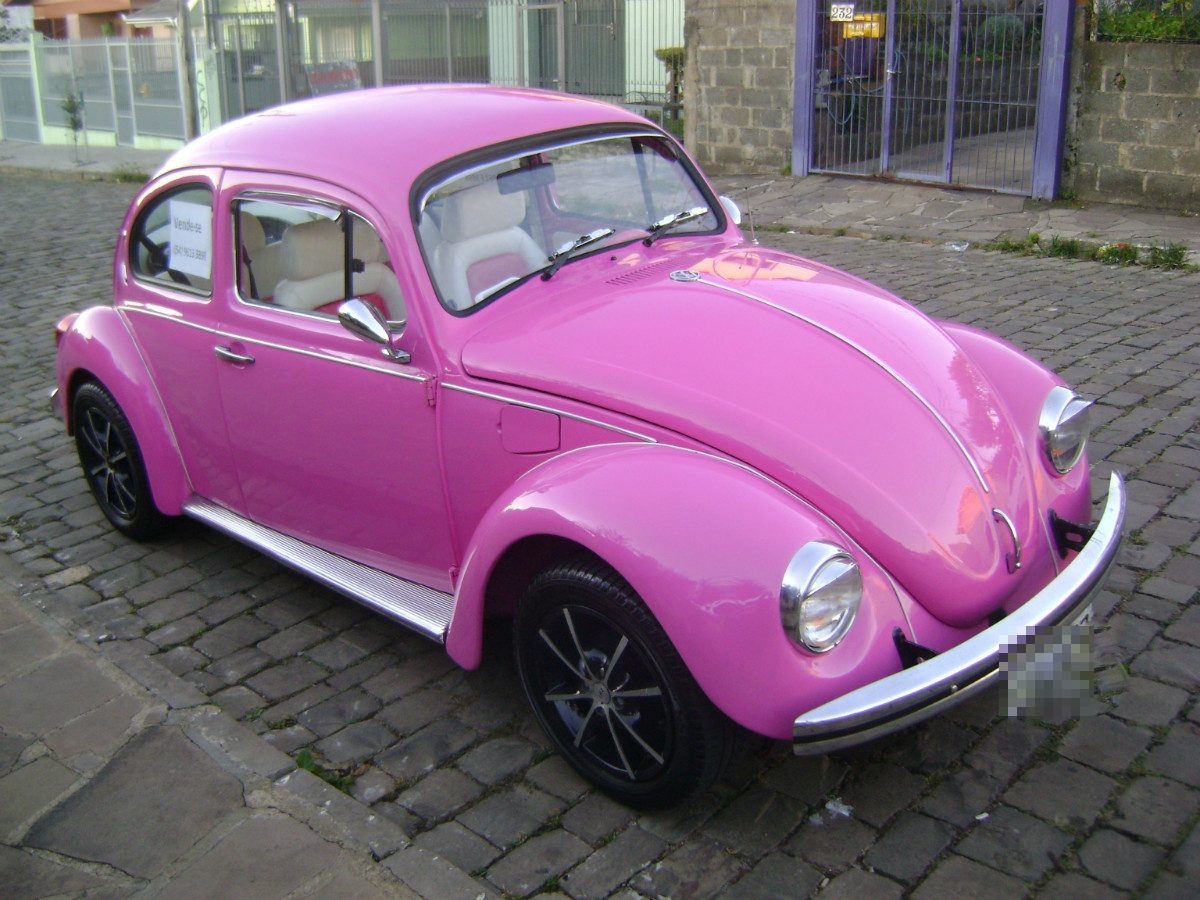 * Décadas de Fuscas.: Fusca Rosa Tunado.
