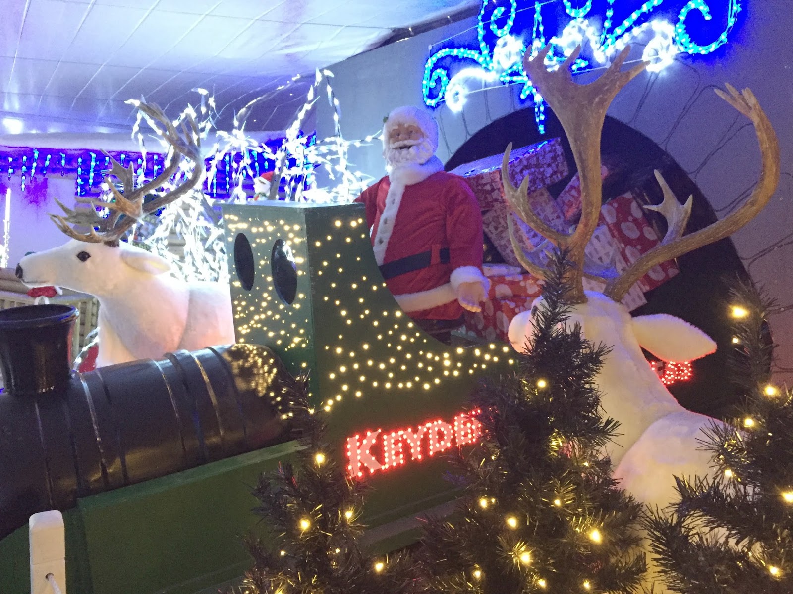 Santa's Woodland Walk at Keydell Nursery - Tin Box Traveller