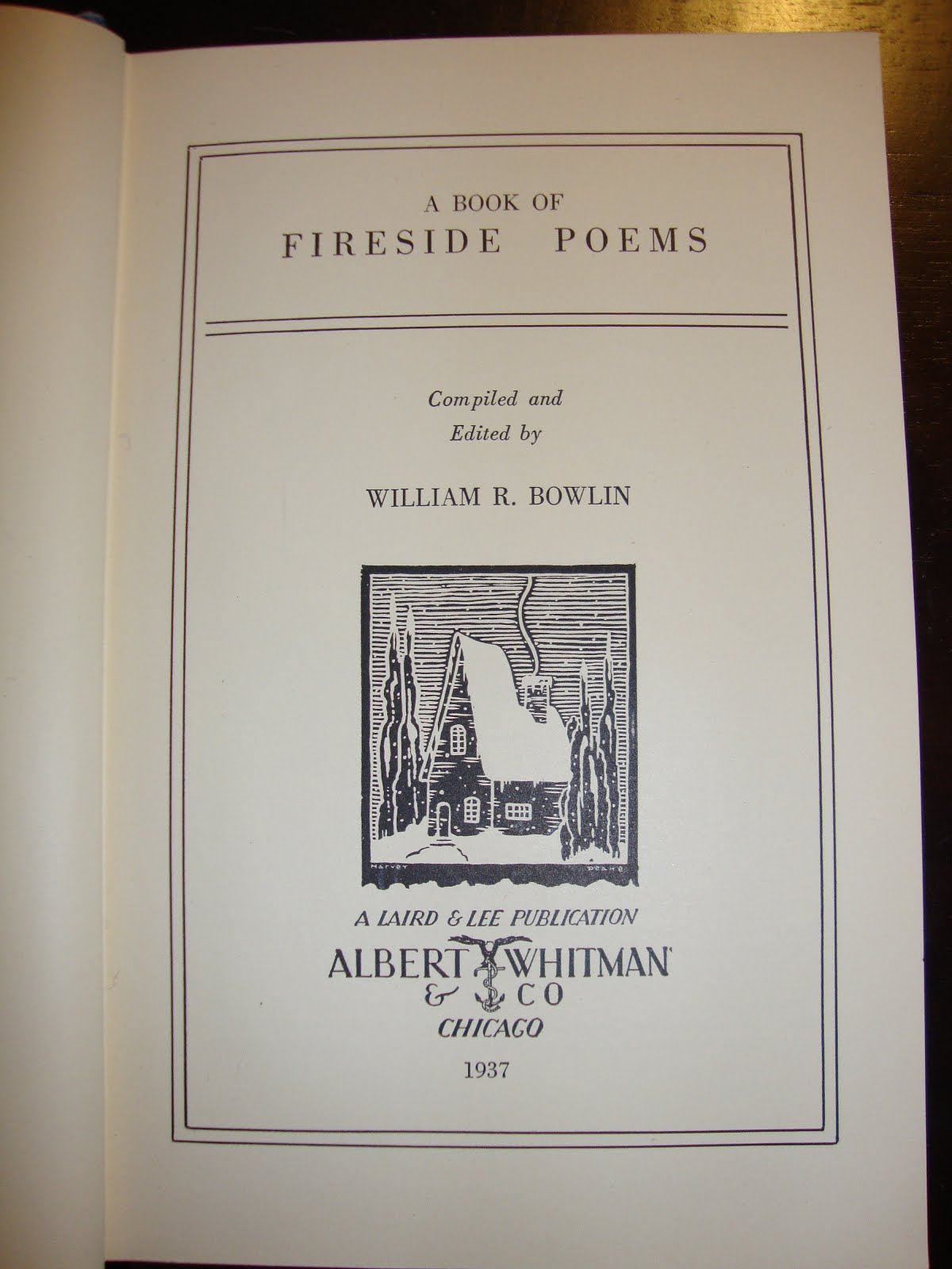 Random Noodling: Poetry Friday--A Book of Fireside Poems