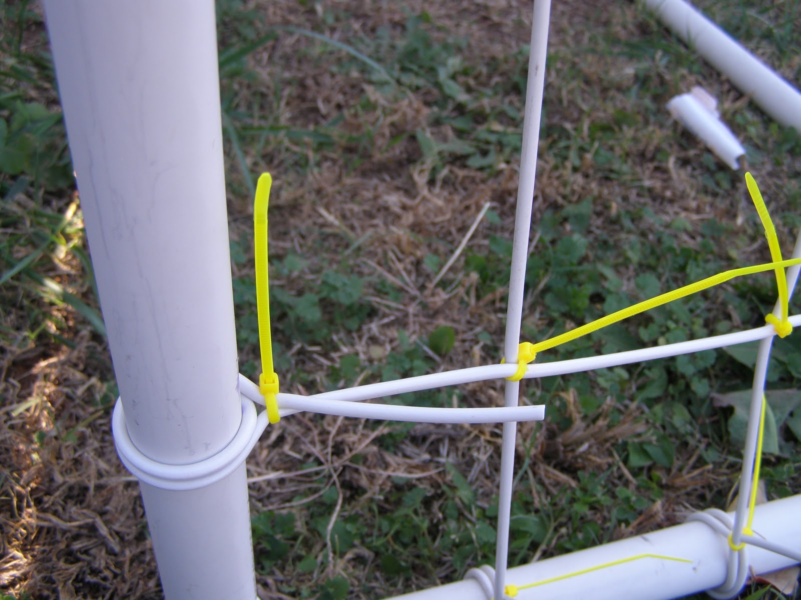 Just Folk Art: PVC Soccer Goal Net