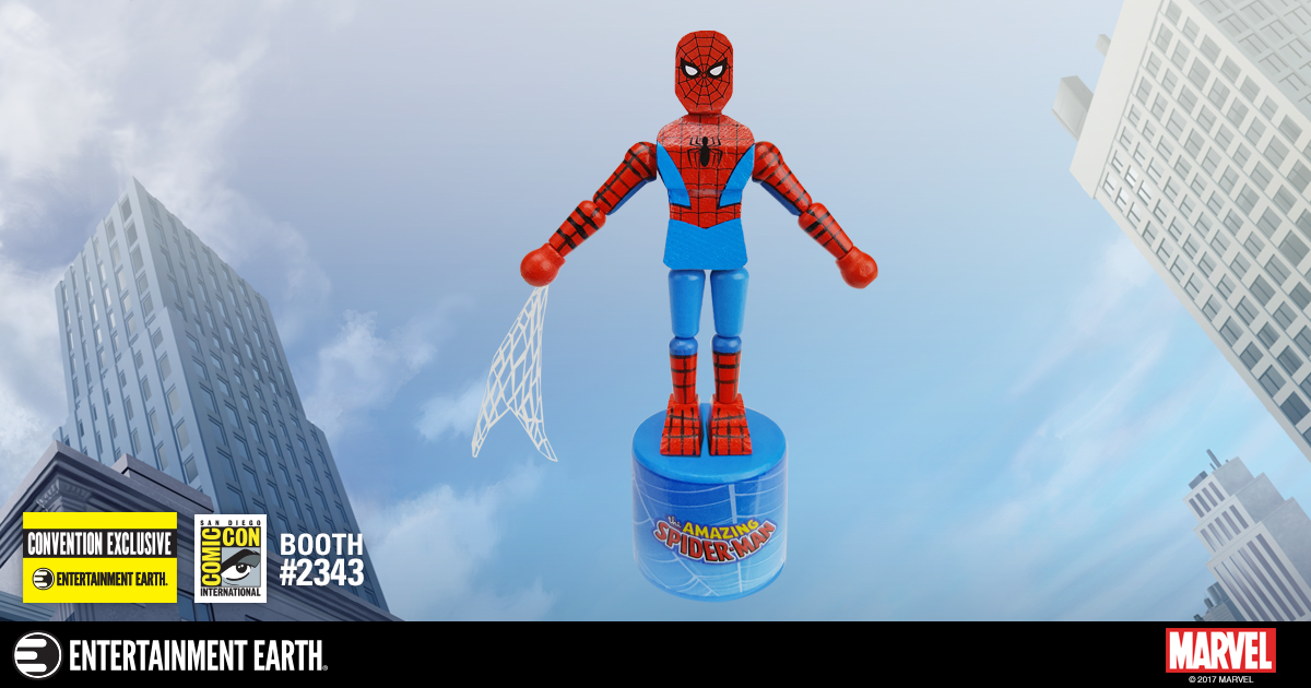 The Blot Says...: SDCC 2017 Exclusive Spider-Man Marvel Wood Push ...