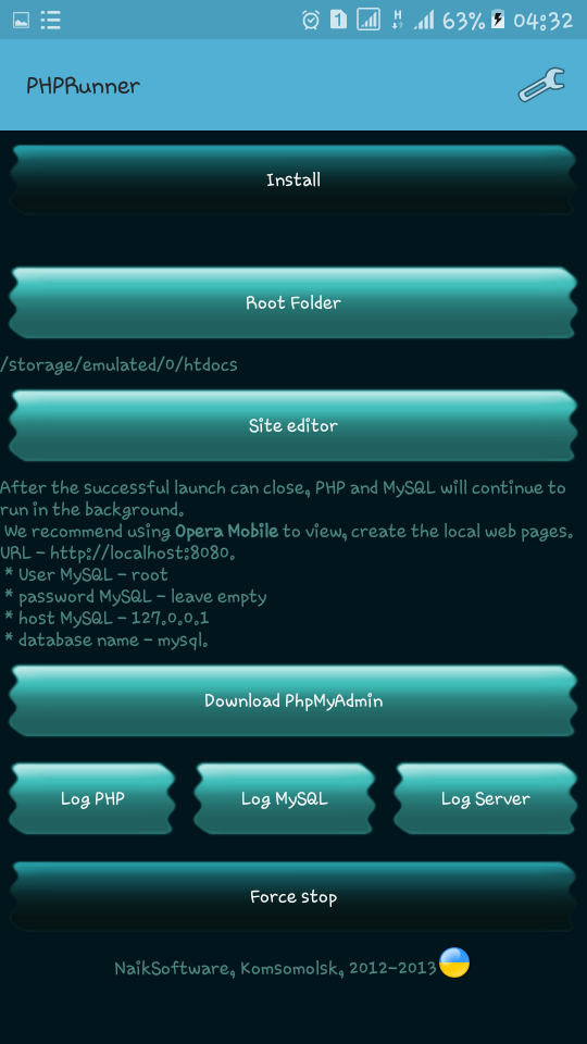 Inti Php versi android - DATA BARU