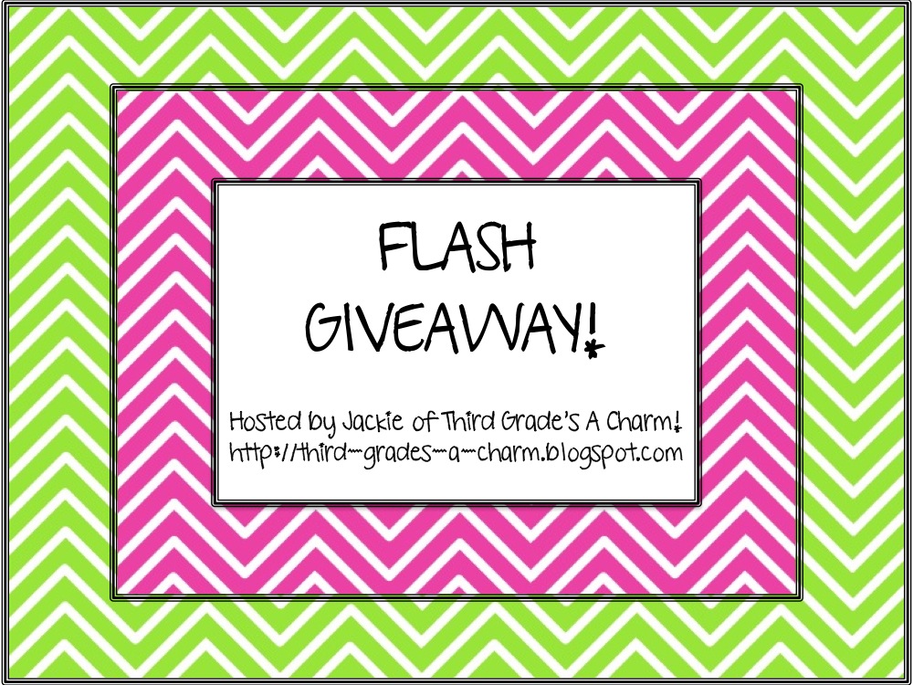 3rd Grade's A Charm: Flash Giveaway!