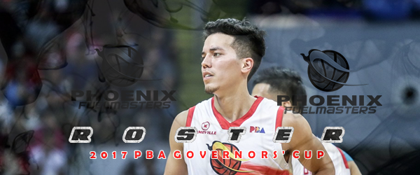 List of Phoenix Fuelmasters Roster 2017 PBA Governors' Cup