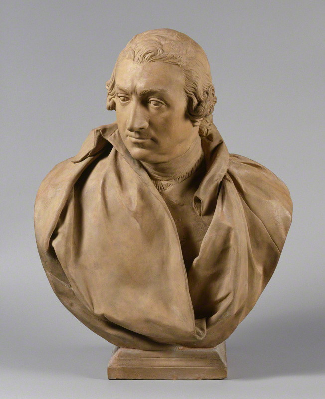 English 18th Century Portrait Sculpture: David Garrick after ...
