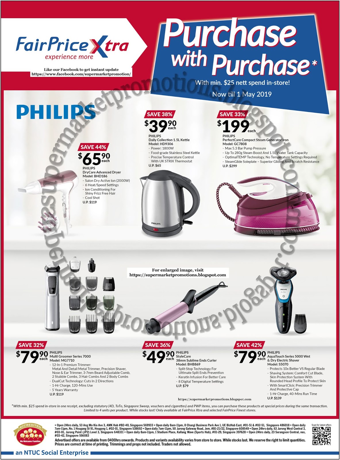 NTUC FairPrice Xtra Philips Promotion 04 April - 01 May 2019 ...