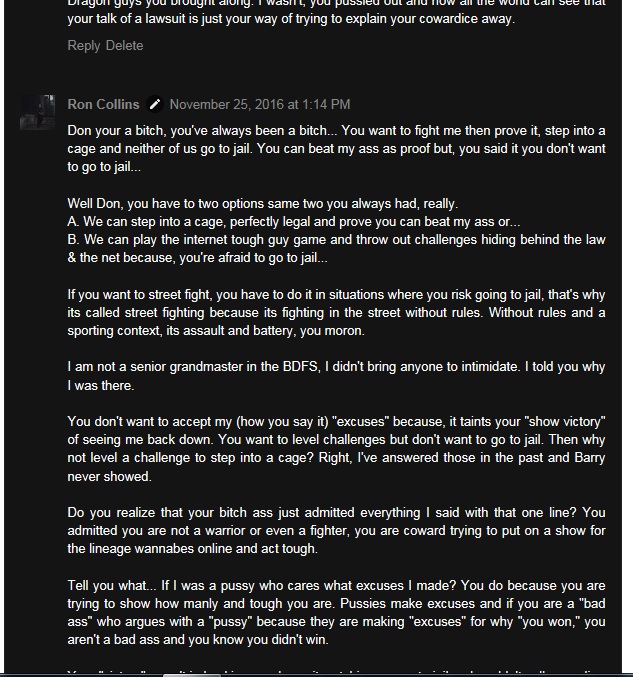 Black Dragon Ninjitsu: Watching Don Roley, Fail... Part 1