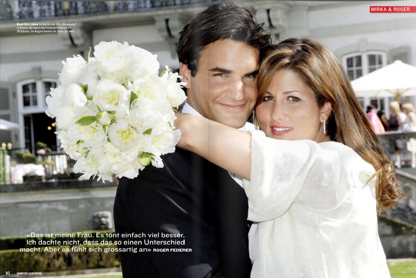 sib so: Roger Federer and Mirka Wedding Pictures