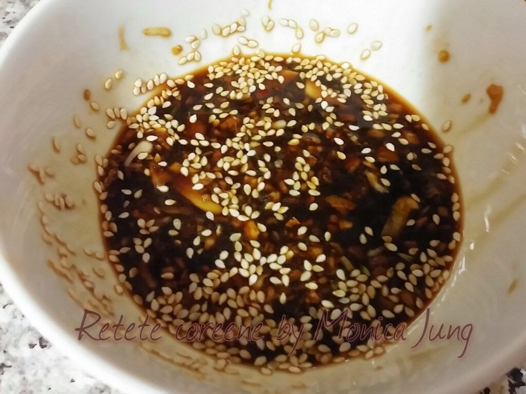 Retete coreene pentru acasa...by Monica Jung: Ciuperci king oyster cu ...