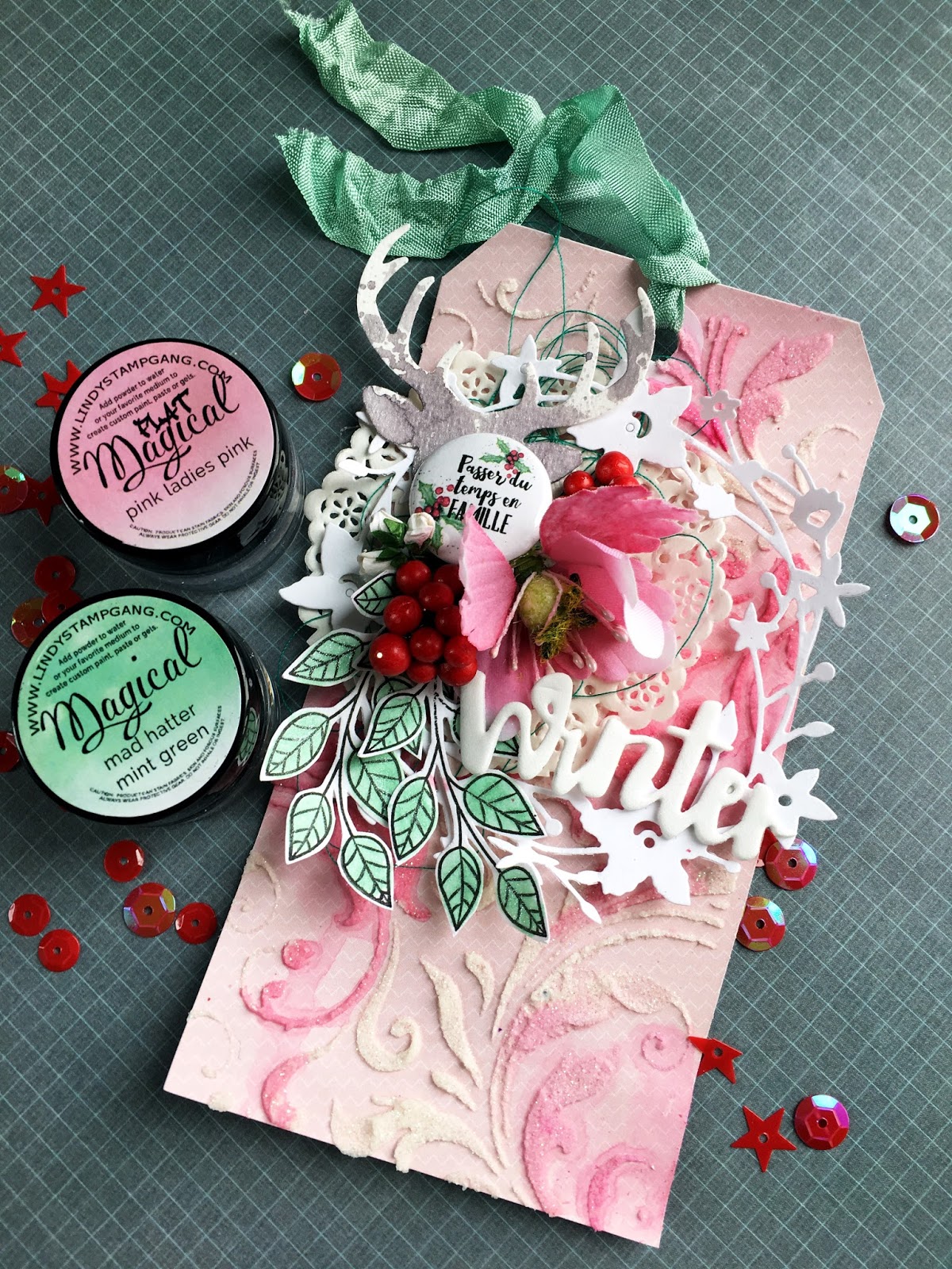 Les Créations D'Elliam: Pink tag