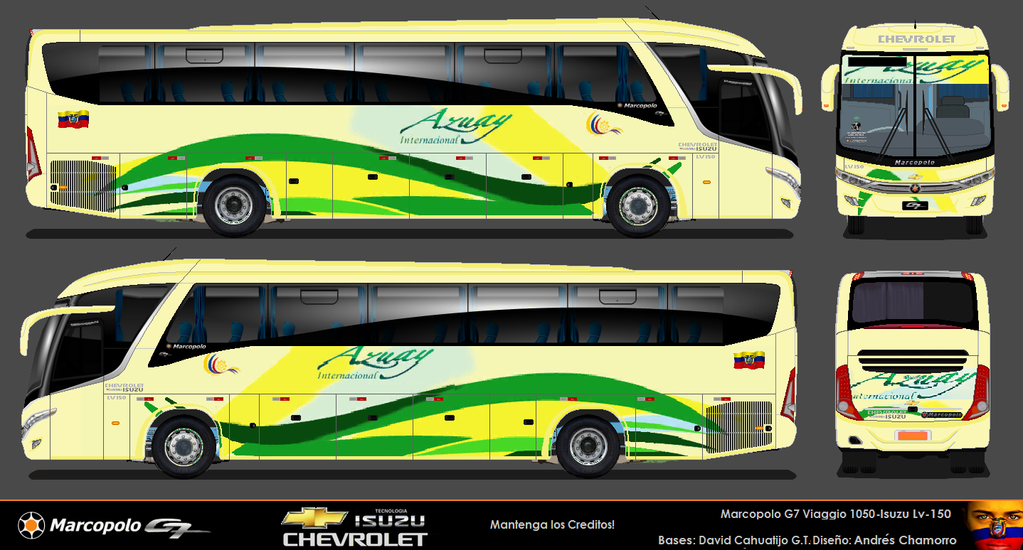 Diseños de buses del ecuador: mayo 2016