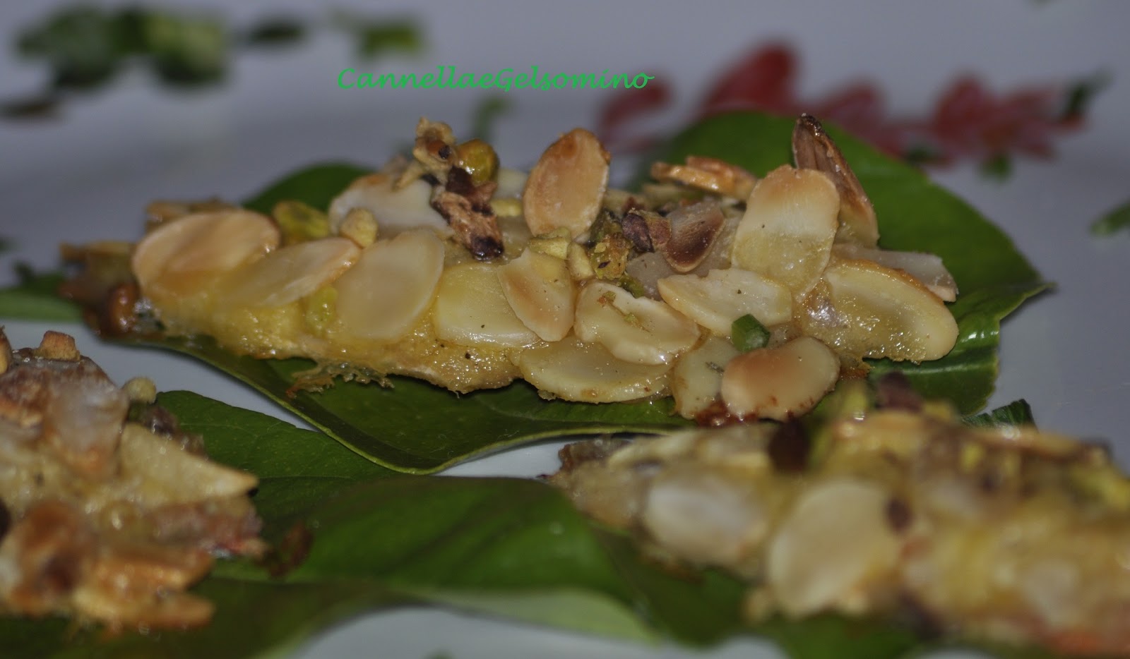 Filetti di triglie alle mandorle – Cannella e Gelsomino