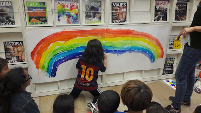 Our English Corner! 2º San Bartolomé.: Storytelling at the library