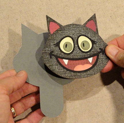 Needles 'n' Knowledge: Bat Wrap Wings Card Tutorial