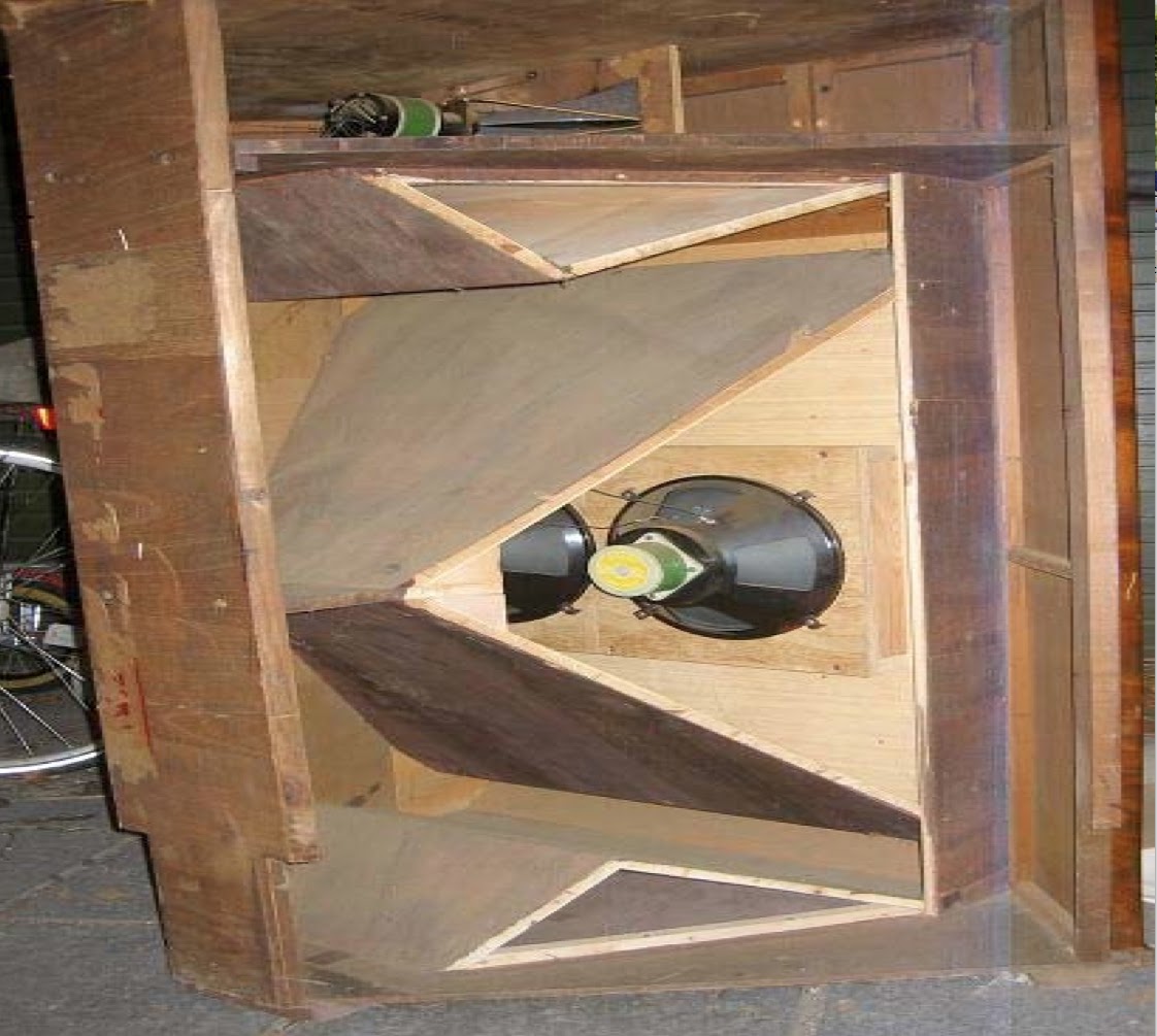 retro vintage modern hi-fi: 1949 B & O Klipschorn Type Speaker Corner HH 1