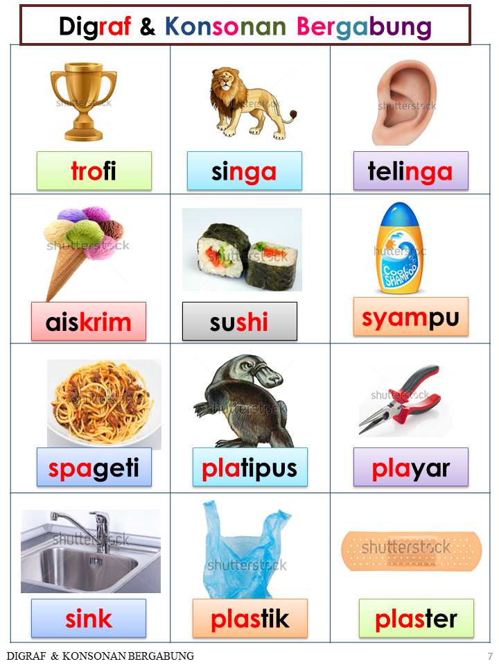 Bahasa Malaysia Tahap 1: Diftong, Digraf, Vokal Berganding dan Konsonan ...