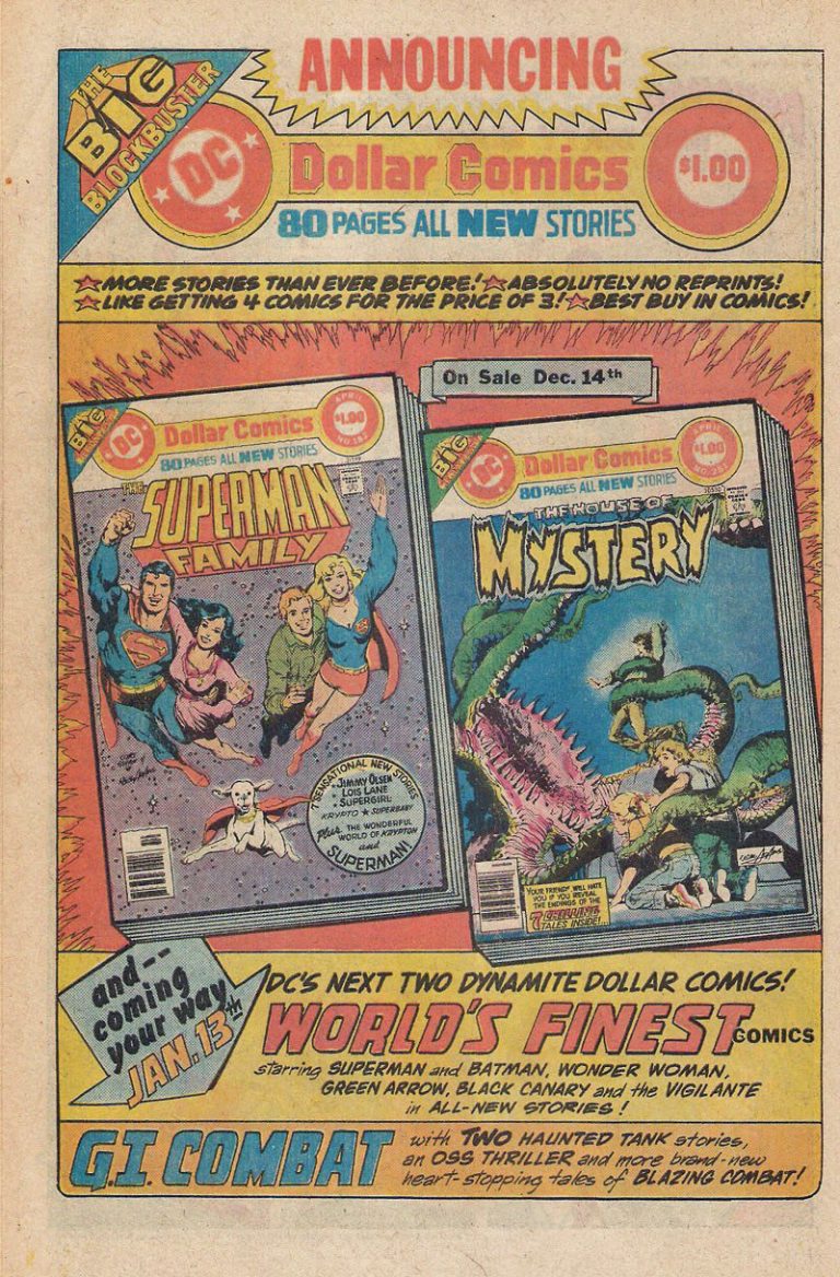 Vuelve el formato Dollar Comics